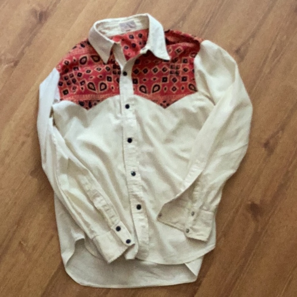 Vintage 1970s Men’s Western Shirt - Gem